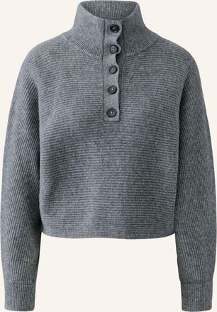 Oui Pullover grau