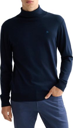 Scotch & Soda Herren Turtleneck Sweater Pullover, Insignia Blue 410, XL