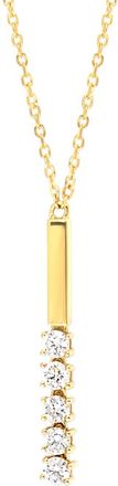 Edenly Collier Ondine - 9-karätiges Gelbgold und lab-grown Diamanten