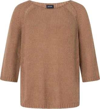 Joop Femme, Pulls, Brun, Taille: 38 FR Maille ras du cou