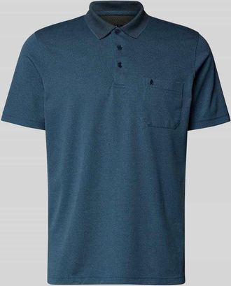 Ragman Regular Fit Poloshirt mit Knopfleiste und Brusttasche