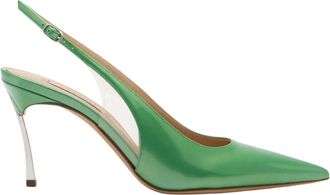 Casadei Femme, Chaussures, Vert, Taille: 37 EU Superblade Slingback pump