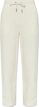 Ami Femme, Pantalons, Beige, Taille: 38 FR Pantalon de surv&ecirc;tement &agrave; jambes larges