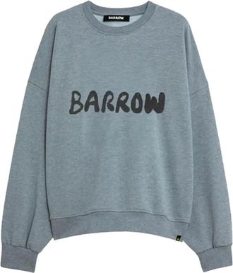 Barrow Barrow, Femme, Sweatshirts et sweats &agrave; capuche, Gris, Taille: 40 FR SweaT-shirt Graphique
