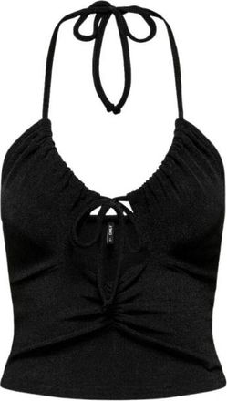 Only Cropped V-neck Top 15293194 - - Tops - Damen - Schwarzk - M