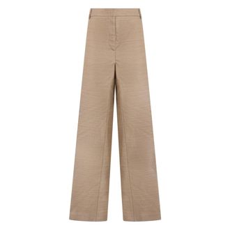 Philosophy di Lorenzo Serafini Hosen mit weitem Bein und hoher Taille - - Trousers - Damen - Beige - L