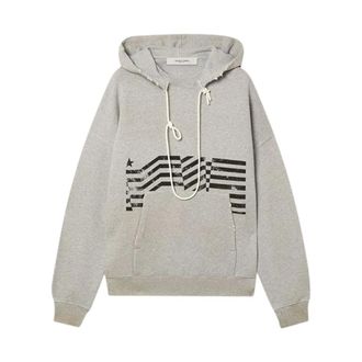 Golden Goose Homme, Sweatshirts et sweats &agrave; capuche, Gris, Taille: XL Journey Sweat &agrave; capuche