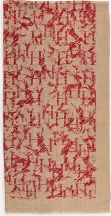 Habsburg Habsburg Schal Hirsch beige
