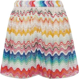 Missoni Femme, Shorts, Multicolore, Taille: 36 FR Zig zag High-rise printed shorts