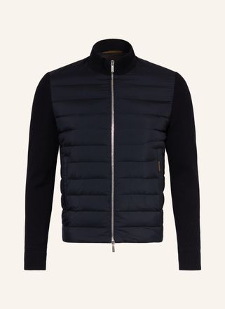 Moorer Moorer Daunenjacke Duncan Im Materialmix blau