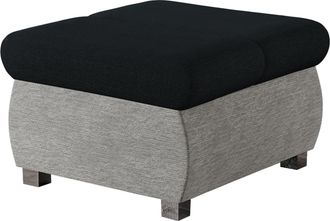 Mirjan24 Polsterhocker Bangkok klein, Sitzbank 60x60x39 cm, Hocker Sitzhocker Modern Pouf Fu&szlig;bank Sitzm&ouml;bel (Nazar 225.05 + Muna 14)