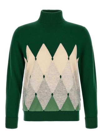 Ballantyne Pull Col Rond - Vert