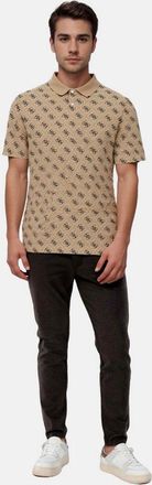 Guess Poloshirt Poloshirt ALL OVER 4G Kurzarmshirt mit Polokragen (1-tlg., 1)
