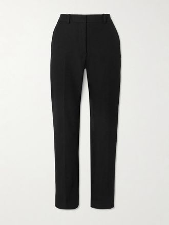 Joseph Pantalon Slim Raccourci En Serge Stretch Coleman - Noir