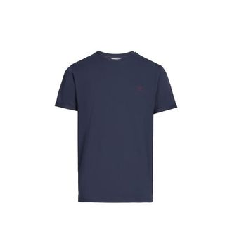 Les Deux Beide - Baumwollstickte t -Shirt - blau