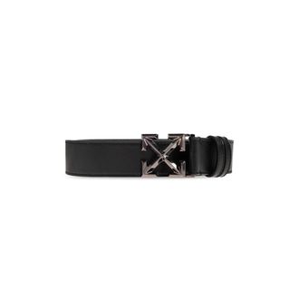 Off-white Homme, Accessoires, Noir, Taille: 95 CM Arrow Quote Reversible 35mm Belt
