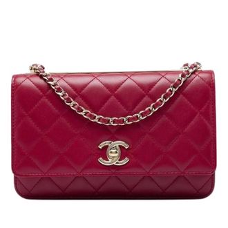 Chanel Pre-owned Wallet on Chain - - Pre-owned - Damen - Rot - ONE SIZE