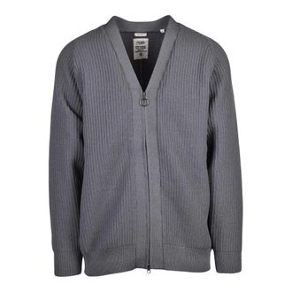 Nanam&iacute;ca Cardigan mit Rei&szlig;verschluss - - Knitwear - Herren - Grau - S