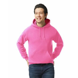 Gildan Unisex Fleece Hoodie Sweatshirt, Style G18500, Multipack Kapuzenpullover, Sicherheit, Pink, Small