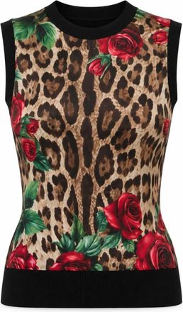 Dolce & Gabbana D&eacute;bardeur en maille - Femme - Pulls - Multicolore - Taille: 34 FR
