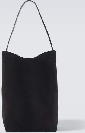 The Row Tote Bag N/S Parke Large aus Veloursleder