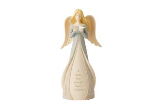 Enesco Foundations Engel-Figur Sister Laughs and Tears, 19,1 cm, Mehrfarbig