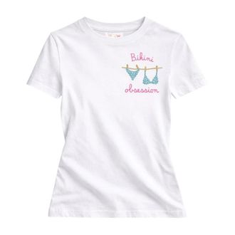 MC2 Saint Barth Femme, Tops, Blanc, Taille: 36 FR T-shirt Emilie