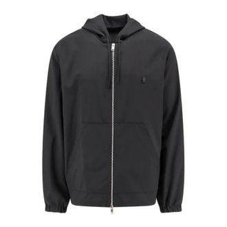 Givenchy Schwarze Rei&szlig;verschlussjacke 4G Detail - - Sweatshirts & Hoodies - Herren - Schwarzk - S