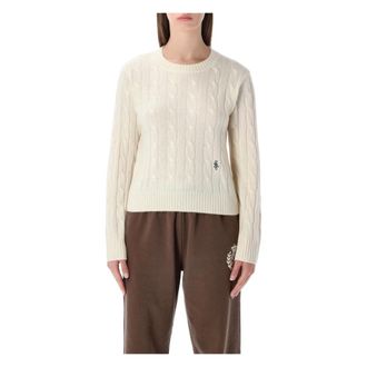 Sporty & Rich Damen, Strickwaren, Beige, LGr&ouml;&szlig;e