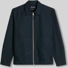 Marc O'Polo Regular Fit Hemdjacke aus Baumwoll-Leinen-Mix