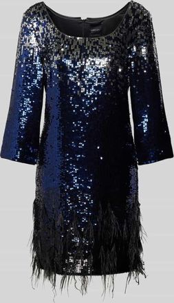 Marc Cain Midikleid mit Paillettenbesatz