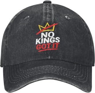 Generic Chapeau dHomme, No Kings Got It Casquette de Baseball d&eacute;contract&eacute;e pour Hommes Unisexe Randonn&eacute;e printani&egrave;re Chapeau de Routier Cadeau de Casquettes d