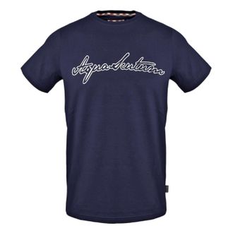 Aquascutum T-Shirt f&uuml;r Herren, Logo (Marine)