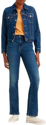 Levi's Femme 725 High Rise Bootcut Jeans, Blue Wave Dark, 30W / 30L