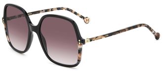 Carolina Herrera Damen Her 0244/S Sonnenbrille, Schwarz (Black Havana), 54