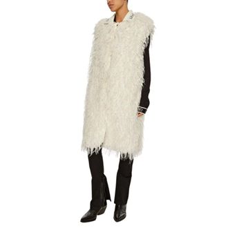 Liu Jo Femme, Vestes, Blanc, Taille: 38 FR Gilet Sans Manches