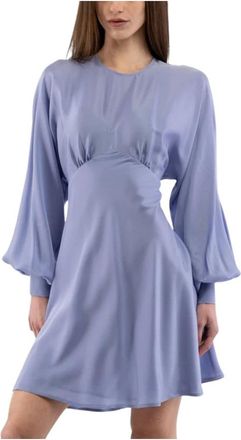 Moschino Femme, Robes, Violet, Taille: 38 FR Robe orn&eacute;e de marabout