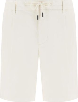 Boggi Milano Homme, Shorts, Blanc, Taille: 2XL Bermuda d&eacute;t&eacute; en coton stretch