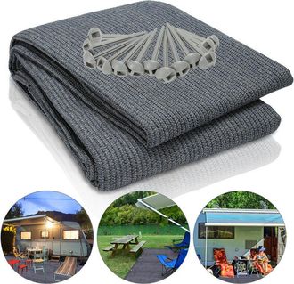 Vingo Vingo - Tapis de sol ext&eacute;rieur &eacute;tanche 400x600CM - Antid&eacute;rapant, respirant, perm&eacute;able &agrave; leau - Pour camping, pique-nique, tentes, auvents