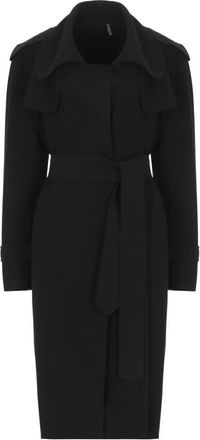 Norma Kamali Femme, Manteaux, Noir, Taille: 40 FR Trench Crois&eacute;
