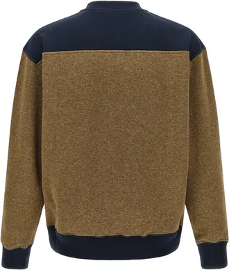J.W.Anderson Color-Block Half-Zip Sweatshirt - Mustard