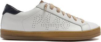 P448 Teilperforierte Sneaker John aus Glattleder in