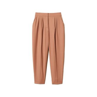 Twinset Femme, Pantalons, Brun, Taille: 40 FR Pantalon pliss&eacute;