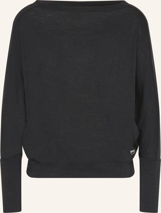 super.natural Funktionsshirt Kula Mit Merinowolle schwarz