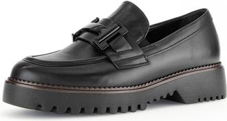 Gabor Damen Slipper, Frauen Slip On,College Schuhe,Businessschuhe,Anzugschuhe,elegant,Office,b&uuml;ro,Freizeit,schwarz (schwlack),38.5 EU / 5.5 UK