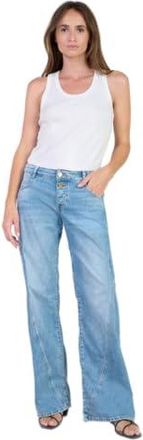 Le Temps Des Cerises Jeans Wide Leg Lauryn Twist Bleu N&deg;4