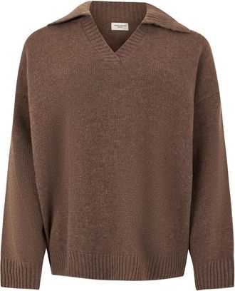 Max Mara Pull en laine vierge Alben - Femme - Pulls - Brun - Taille: 38 FR
