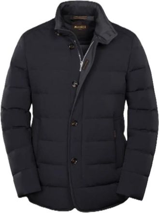 Moorer Gesteppter Mantel - - Sport - Herren - Blau - M