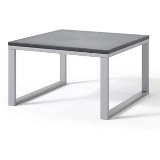 Selsey Dywilly - Gartentisch, Betonoptik / graues Gestell, 60x60 cm - Selsey