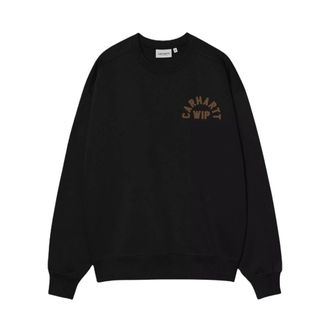 Carhartt Work in Progress Arch Script Sweat - - Sweatshirts & Hoodies - Herren - Schwarzk - M